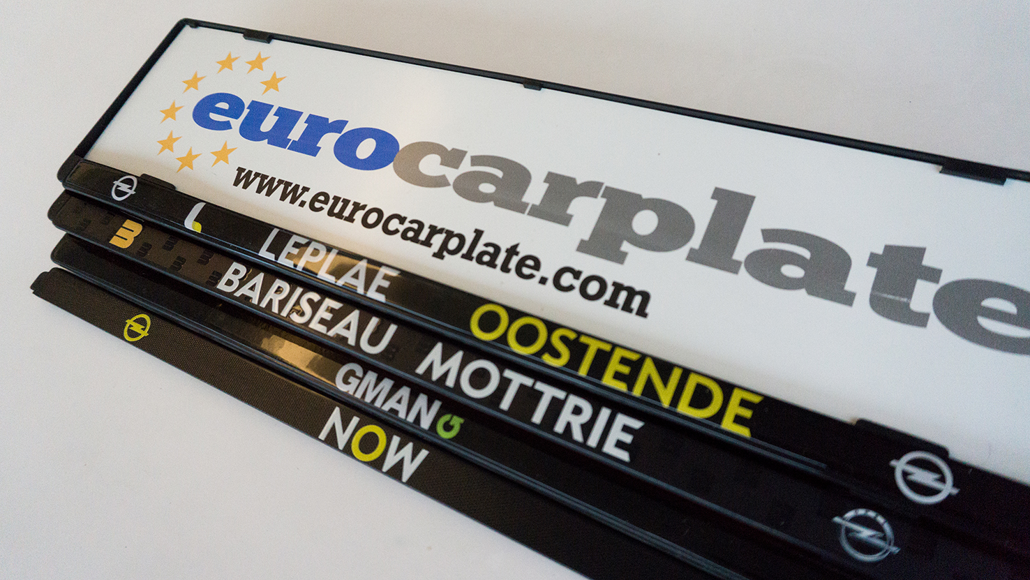 Nummerplaathouders - Eurocarplate